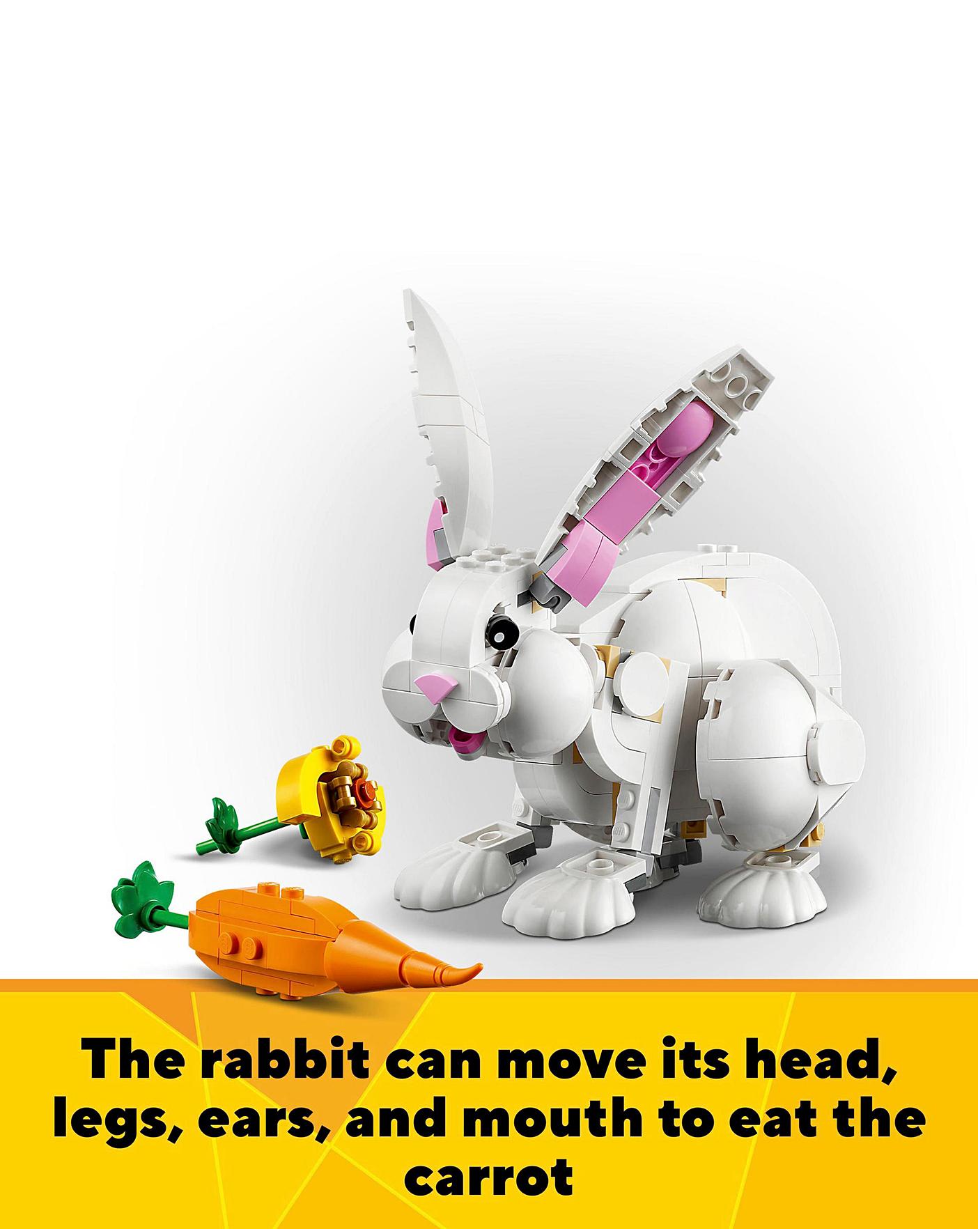 LEGO Creator 3in1 White Rabbit Toy Anima | Fashion World
