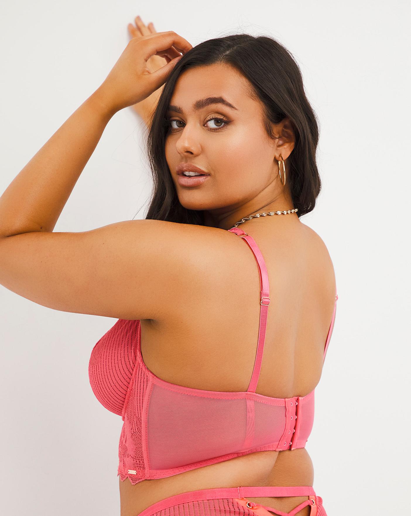 Figleaves Curve Stripey Lace Midi Bra Fashion World