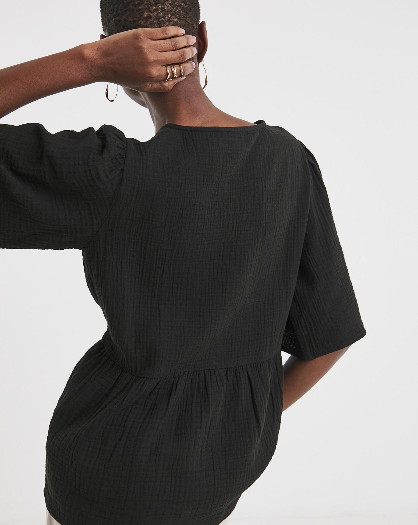 Embroidered Smock Top | Marisota