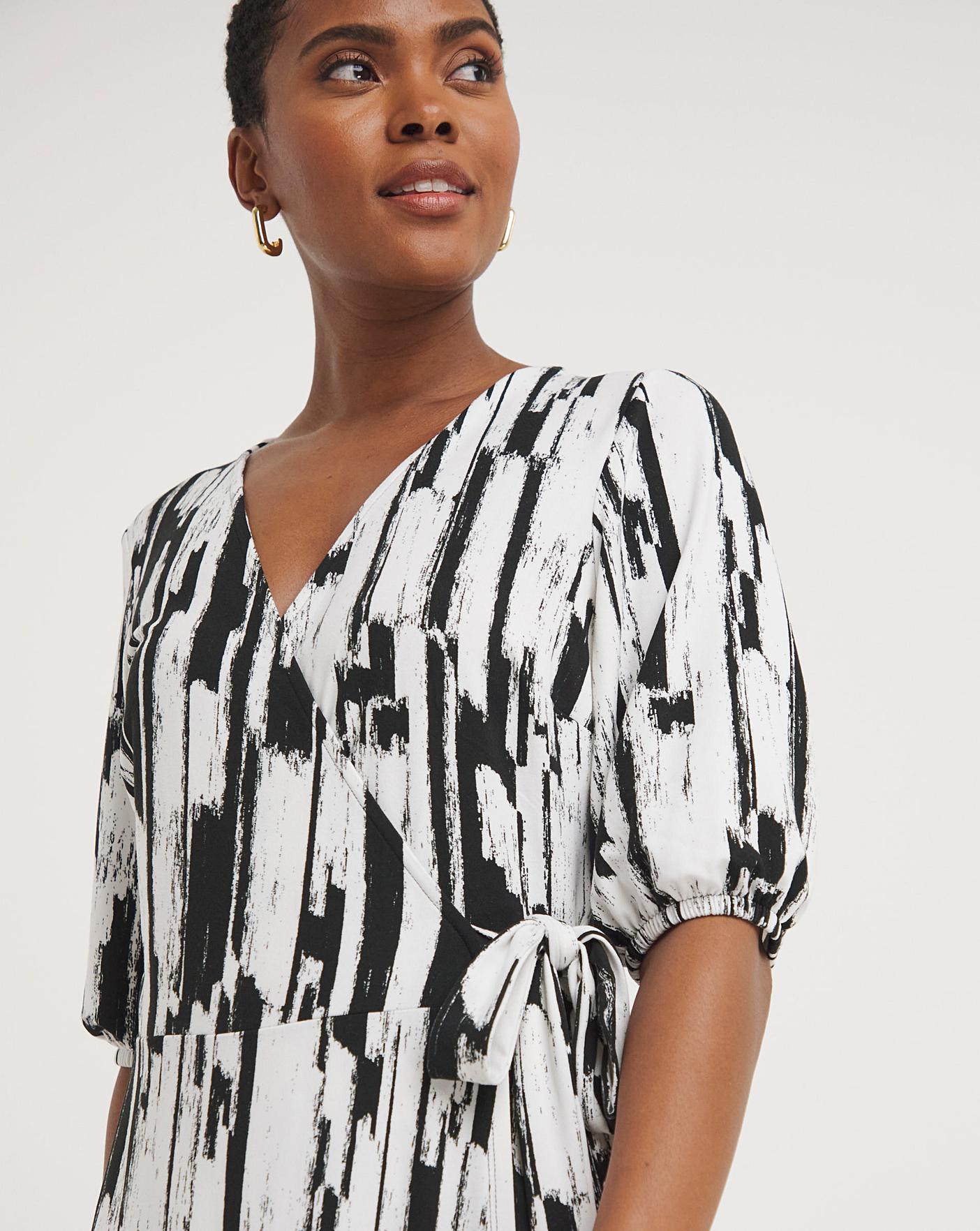 Soft Touch Wrap Dress | Ambrose Wilson Soft Touch Wrap Dress | Ambrose Wilson
