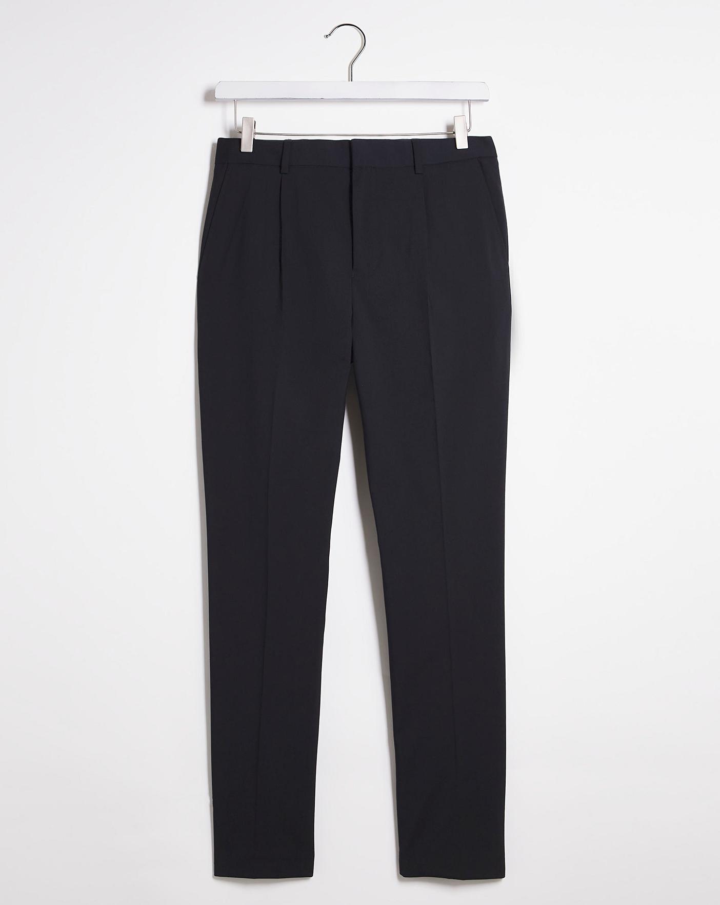 Regular Fit Pleat Formal Trouser | Premier Man