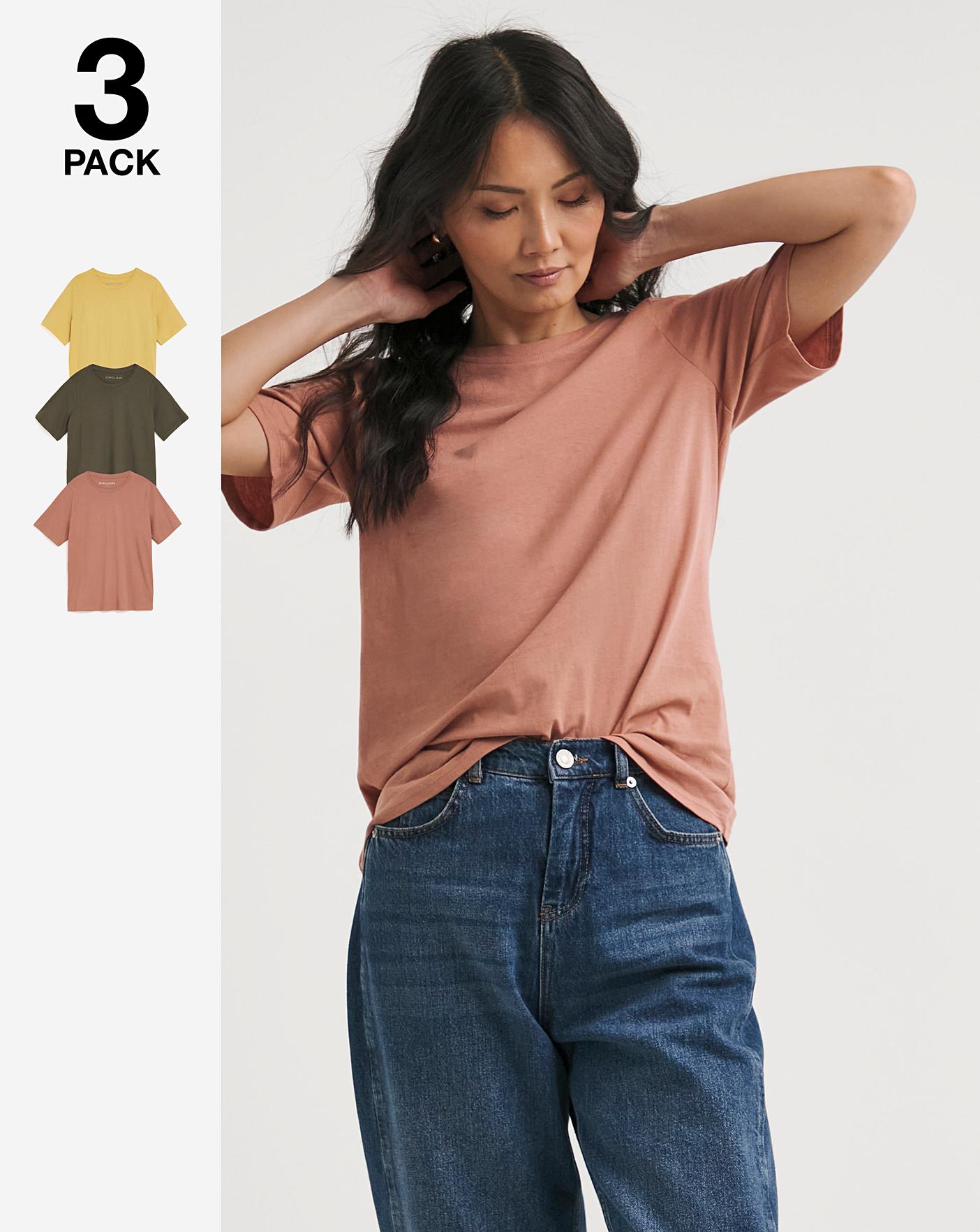 3 Pack Crew Neck Short Sleeve T-Shirt | Premier Man