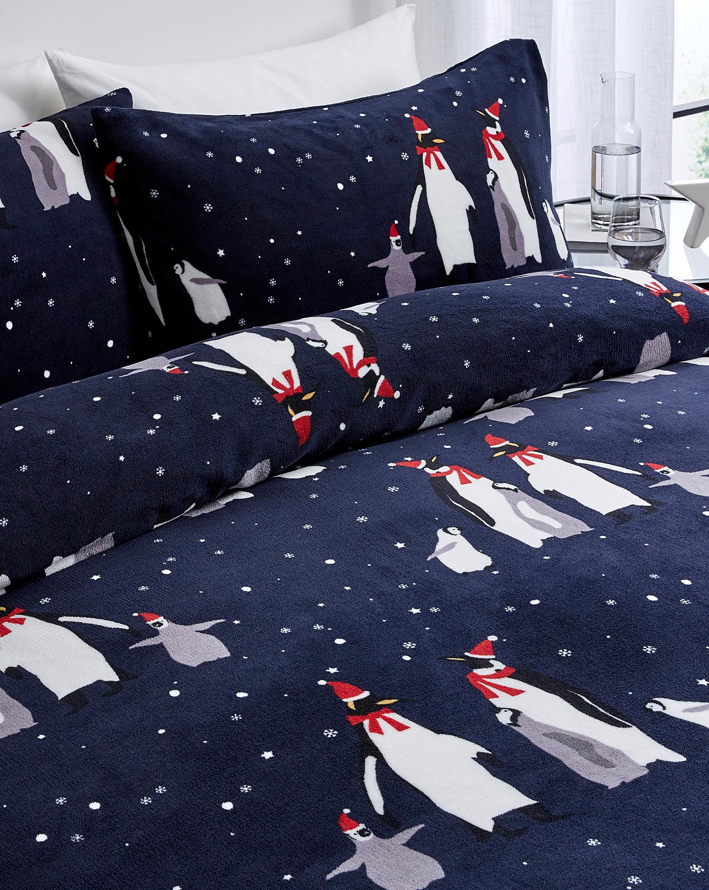 Penguin Fleece Duvet Set | Oxendales