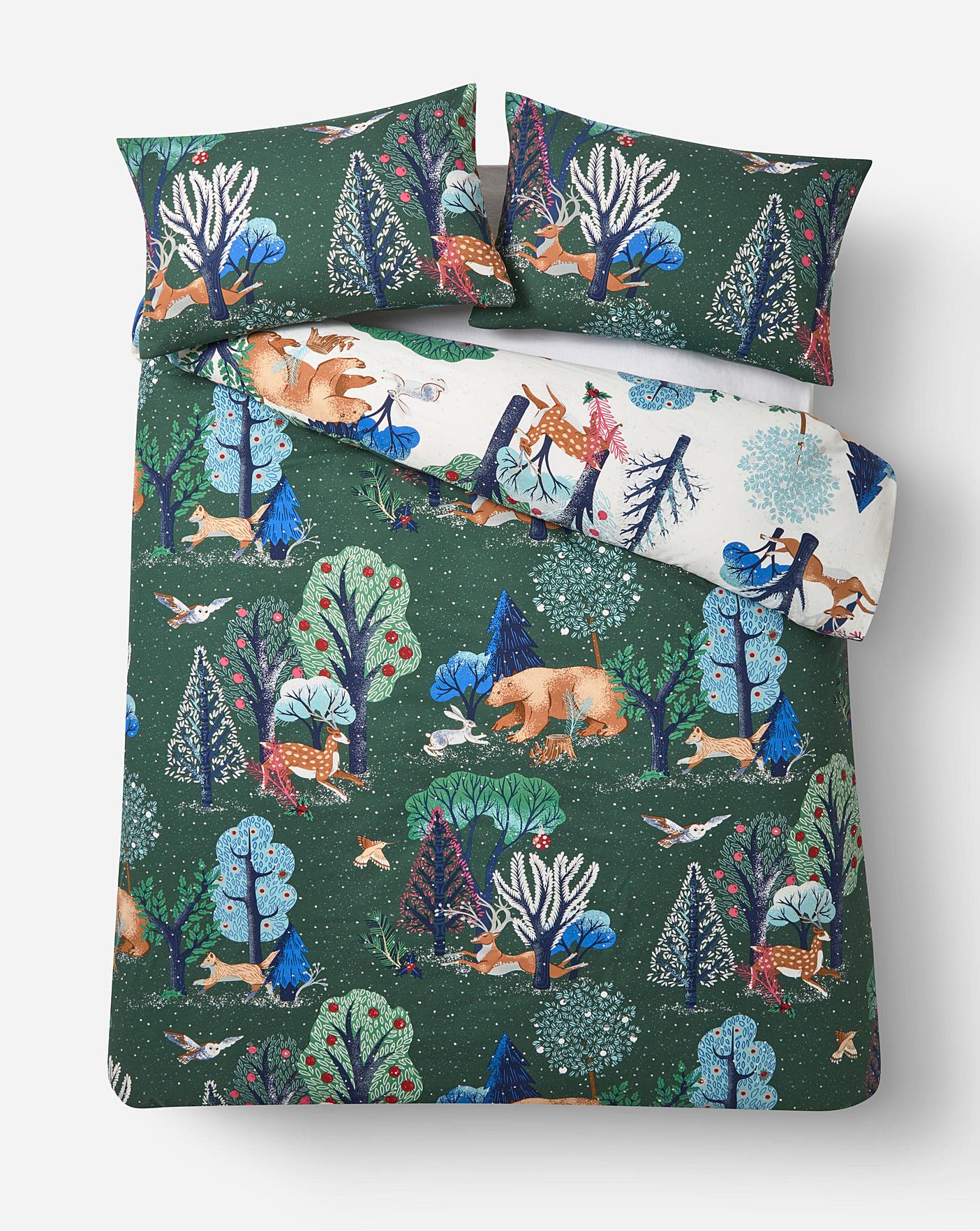 Woodland Scene Duvet Cover Set Fashion World