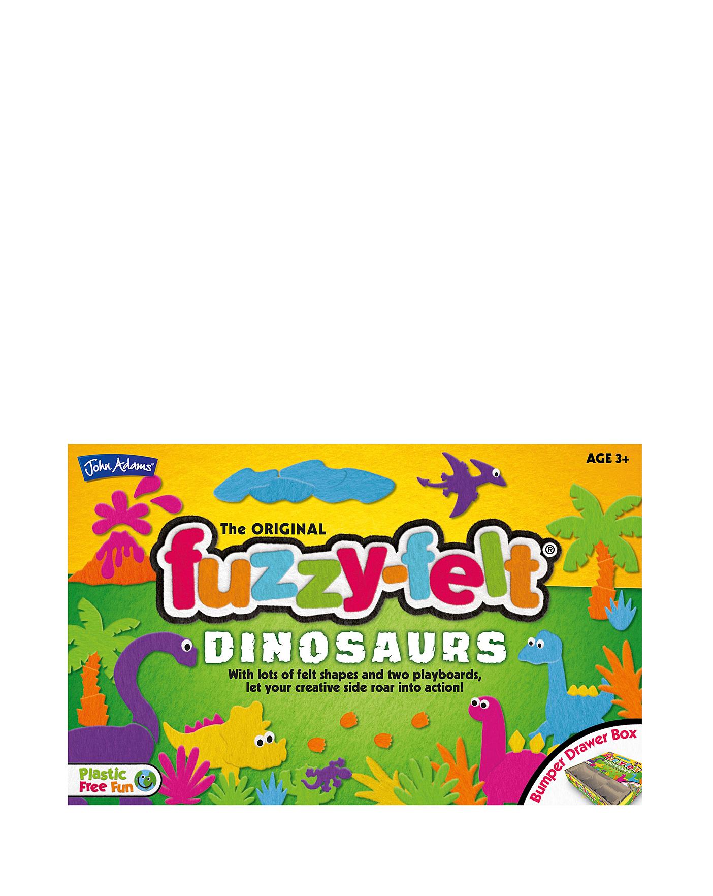 Fuzzy-Felt Dinosaur Set | J D Williams