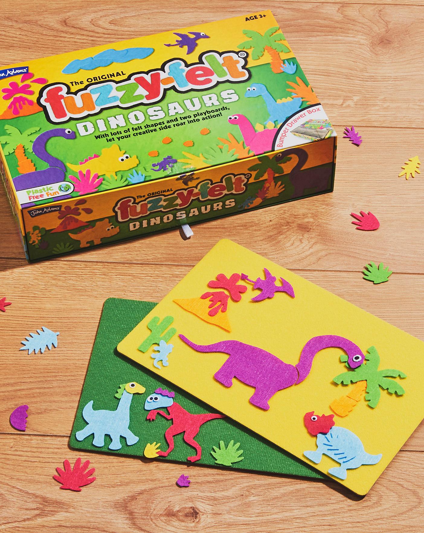 Fuzzy-Felt Dinosaur Set | J D Williams
