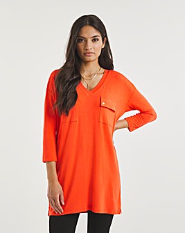 Ladies 3/4 Sleeve Tops | Women's Three Quarter Length Tops | JD Williams