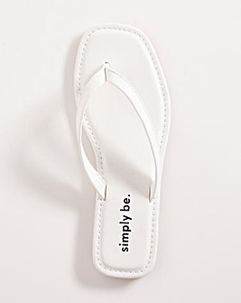 Ladies Toe Post Sandals | Also in Wide Fits | JD Williams